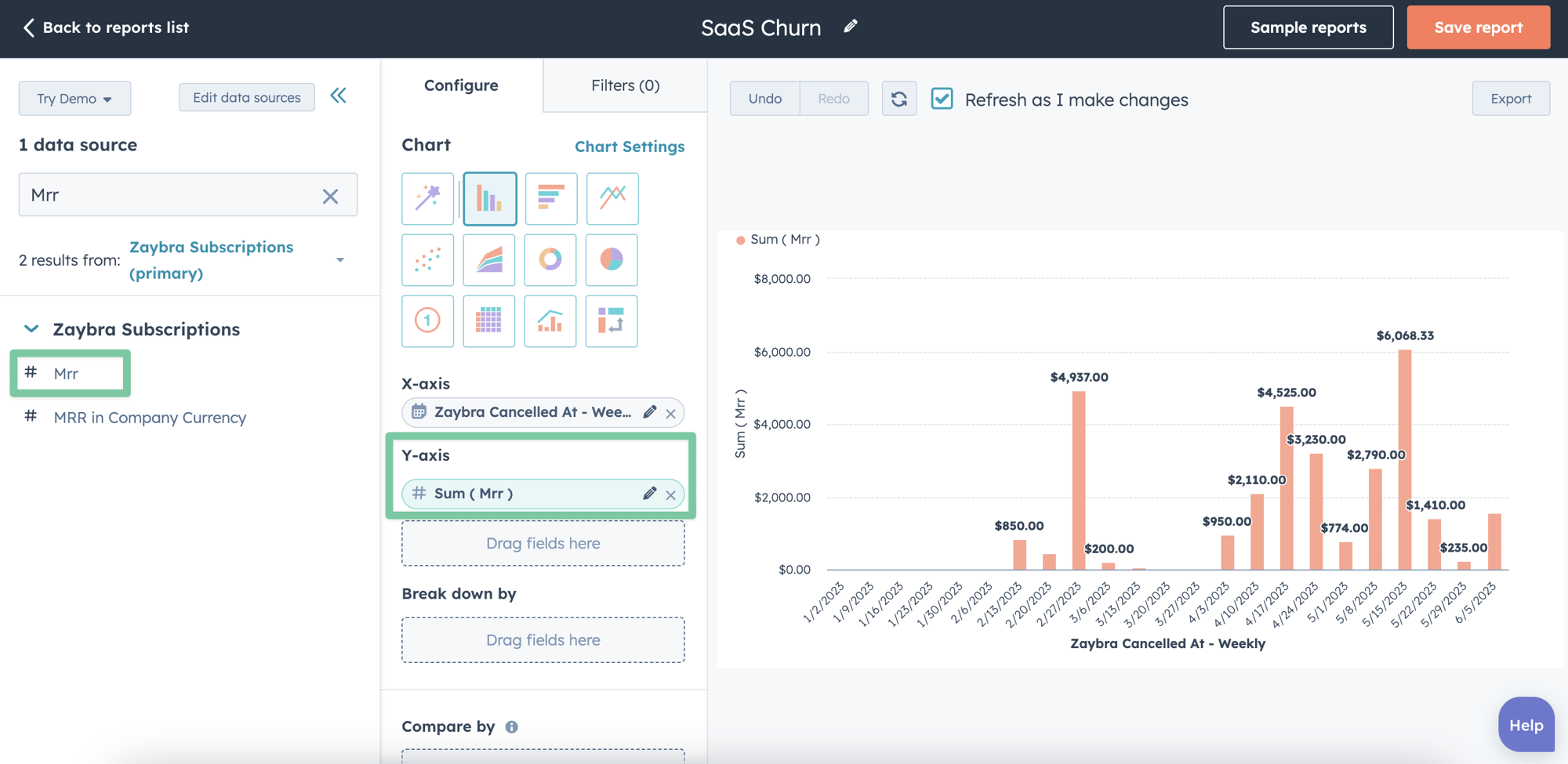 Reporting SaaS Churn in HubSpot With saas•hapily